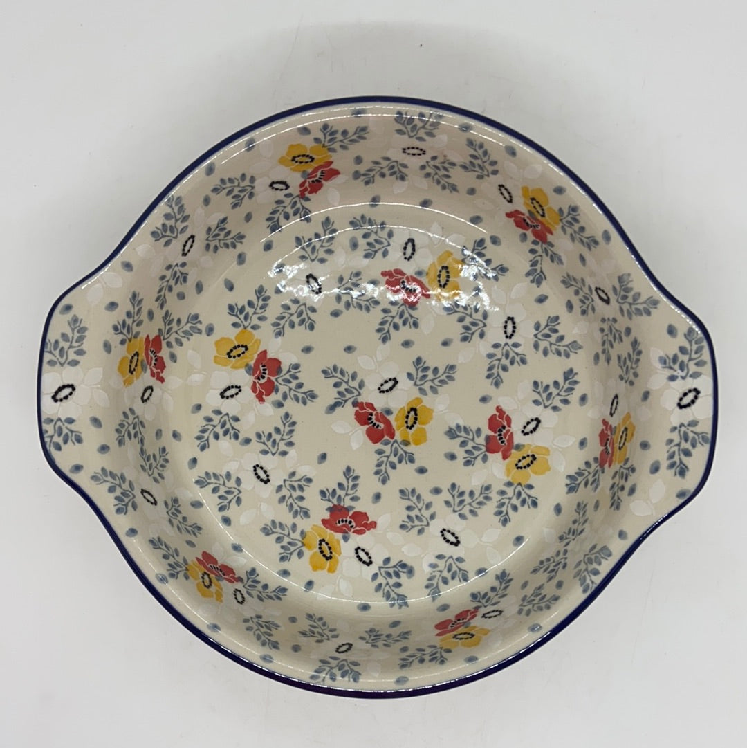 141 Baker ~ Round w/ Handles ~ 8 inch ~ 2378X ~ T4! – More Polish Pottery