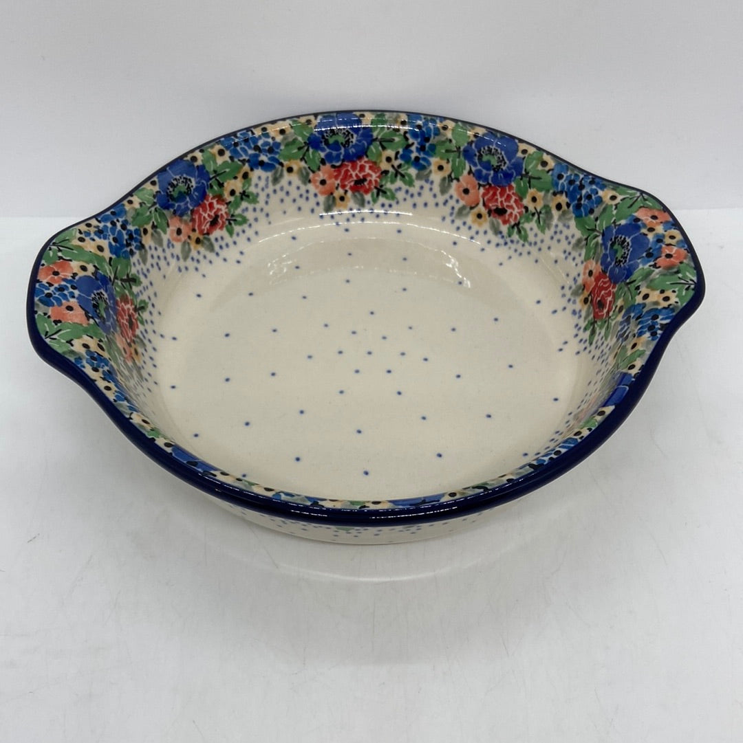 141 Baker ~ Round w/ Handles ~ 8 inch ~ U4662 ~ U4! – More Polish Pottery