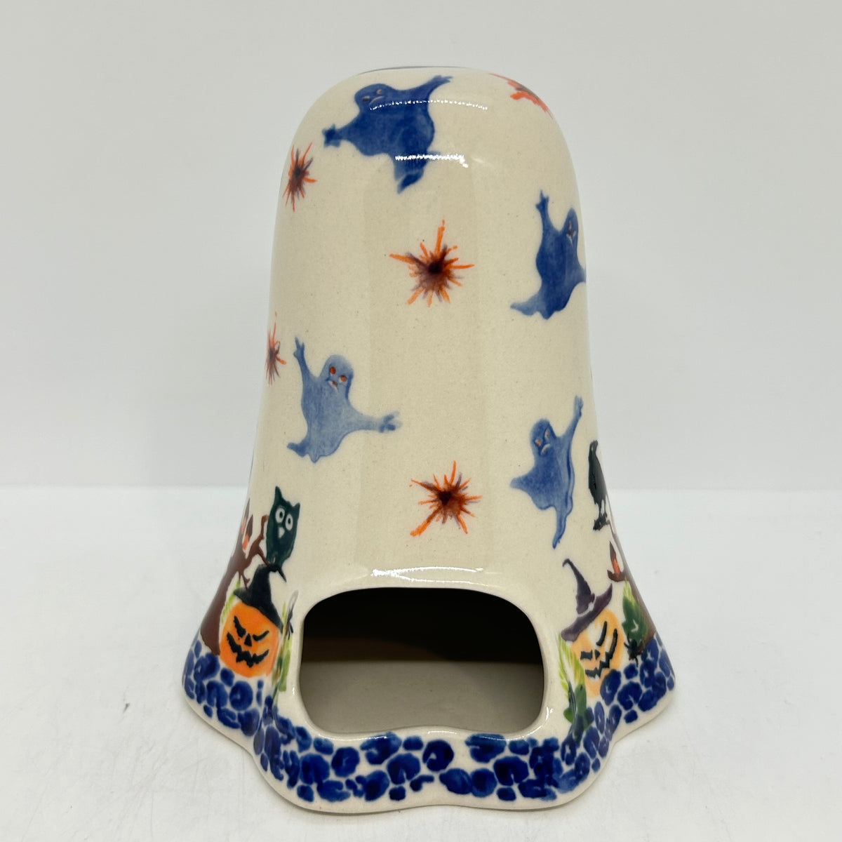 Kalich Ghost - Cat on Pumpkin – More Polish Pottery