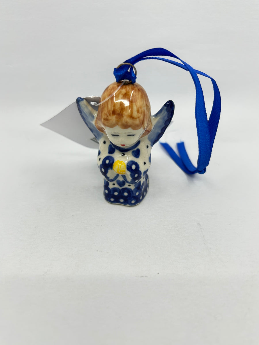 Small Angel - Blue Heart – More Polish Pottery